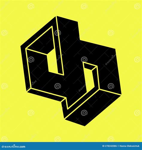 Escher Paradox Optical Illusion Object Sacred Geometric Figure