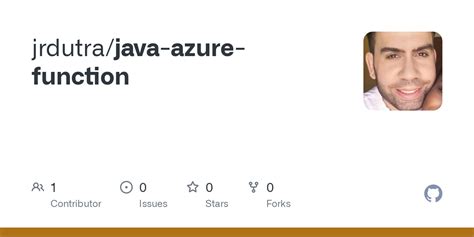 GitHub Jrdutra Java Azure Function