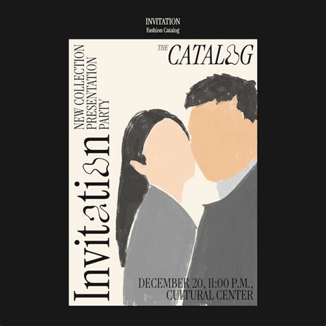 Дизайн шаблонов модного каталога Бесплатно Psd Файл