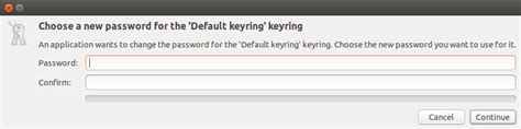 How To Disable Entering Password For Default Keyring To Unlock On