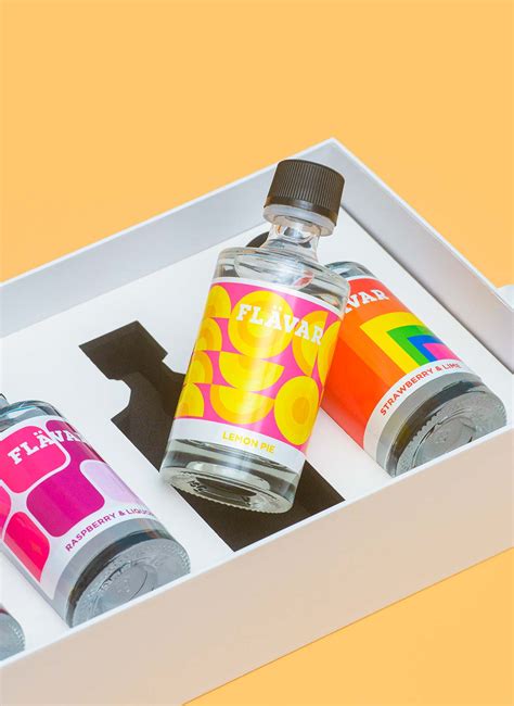 Flävar Vodka Miniatures Presentation Carton Think Tank Creative