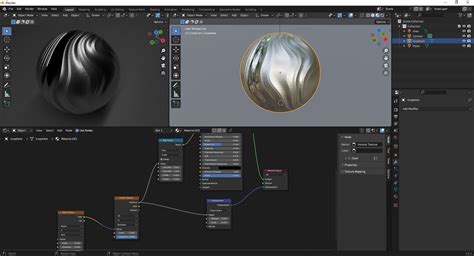 node editor flat shading when using displacement or bump blender