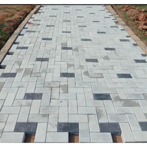 Rectangular Concrete Paver Block 80 Mm At ₹ 140sq Ft In Hyderabad
