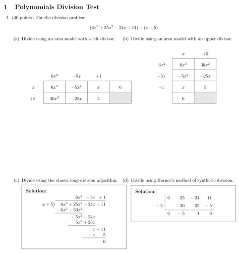 Synthetic Division Worksheet With Answers Pro Worksheet