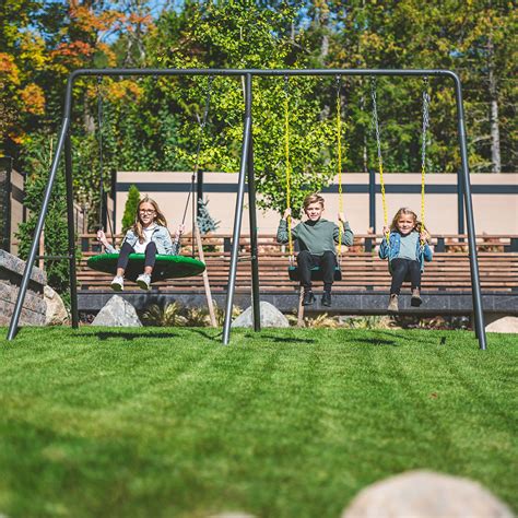 Titanpro Swing Set With Saucer Swing Gobaplay Ca