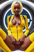 Ai Generated Hot Ebony College Girls In Sci Fi Uniforms Generated