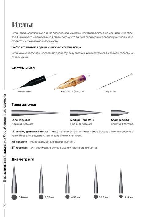Перманентный макияж Иглы для тату Перманентный макияж Татуированные брови