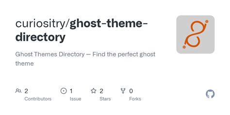 GitHub Curiositry Ghost Theme Directory Ghost Themes Directory Find The Perfect Ghost Theme
