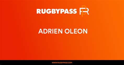 Adrien Oleon Rugby Adrien Oleon News Stats And Team Rugbypass