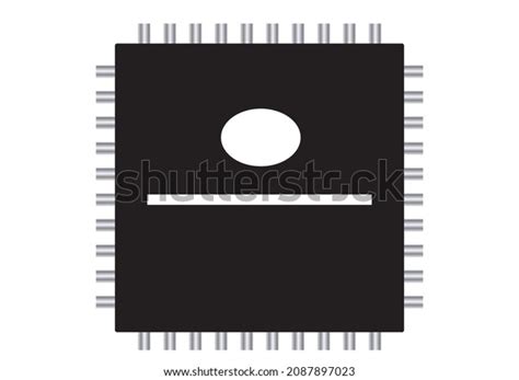 Microchip Symbol Icon Technology Stock Vector Royalty Free 2087897023 Shutterstock