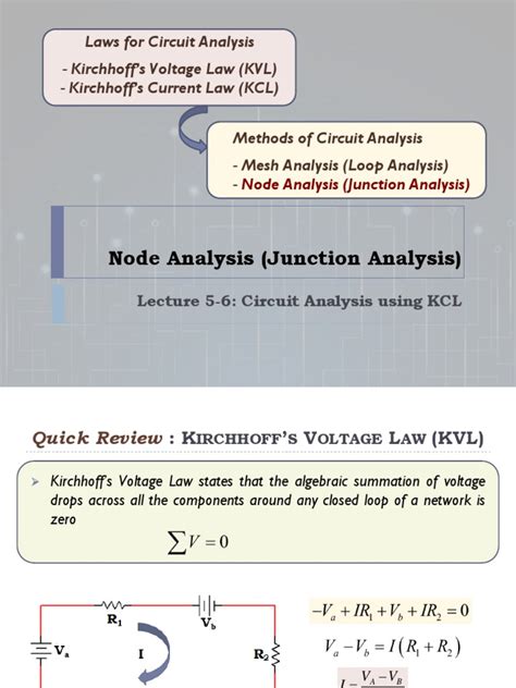 Bct Lecture5 6 Node Analysis Download Free Pdf Network Analysis