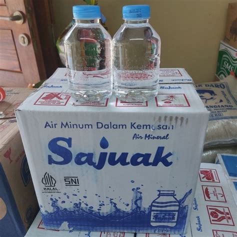 Jual Sajuak Air Mineral Dus Gelas Botol 220 Ml Shopee Indonesia