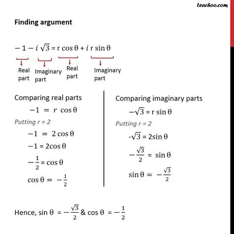 Ex 5 2 1 Find Modulus And Argument Of Z 1 I Root 3