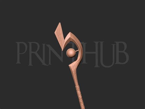 Megumin Staff Konosuba Cosplay 3d Print Model By Printhub