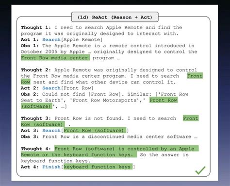 Meng Li On Linkedin Large Model Llm React Thought Act Obs
