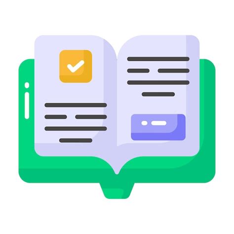 Premium Vector Organized Book Of Reference On A Certain Field Of