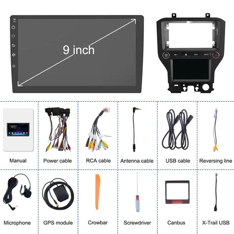 Awesafe Andriod 13 Car Radio Stereo For Ford Mustang 2014 2021 Built I Awesafe Shop