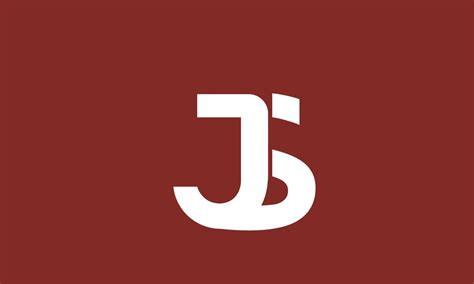 Alphabet Letters Initials Monogram Logo Sj Js J And S 7232815 Vector