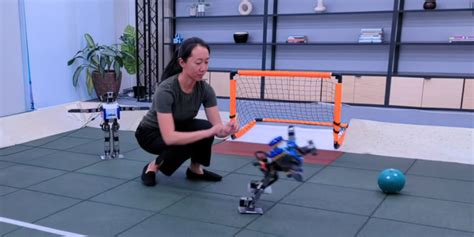 Stone Hearted Researchers Gleefully Push Over Adorable Soccer Playing Robots Ars Technica