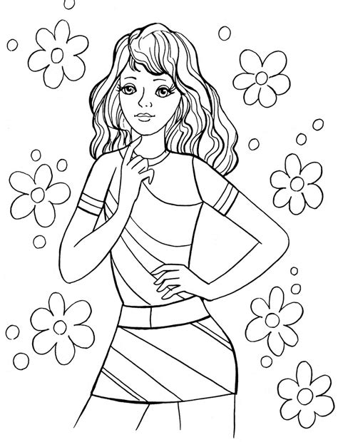 Printable Coloring Pages For Girls Coloring Pages For Girls Free Coloring Pages