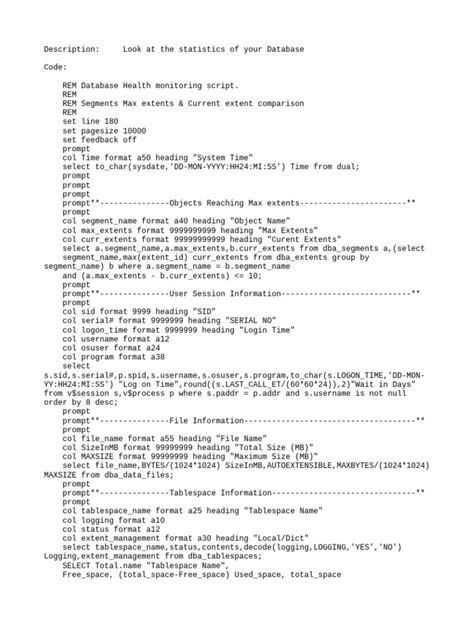 database health monitoring pdf computing