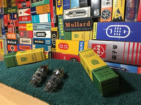 2 Rare Nos Yellow Tip Hp Screened Dgetter Philips Amperex Reverb