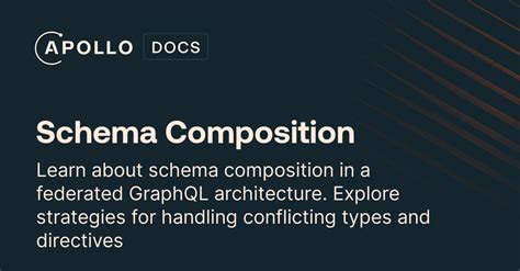 Schema Composition Apollo Graphql Docs