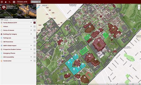 Texas A M University Campus Map