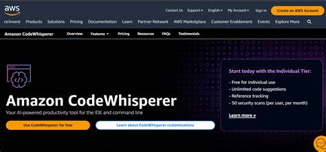 amazon codewhisperer ai marketplace