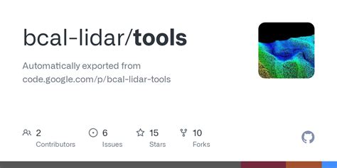 GitHub Bcal Lidar Tools Automatically Exported From Code Google P Bcal Lidar Tools