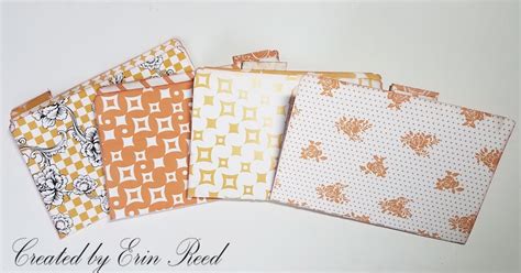 Erin Reed Makes DIY Mini Decorative File Folders Canvas Corp
