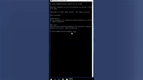 How To Connect Sys As Sysdba Through Sqlplus Youtube
