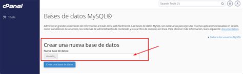 Cómo crear una Base de Datos MySQL en su cPanel