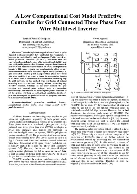 doc a low computational cost model predictive controller for grid