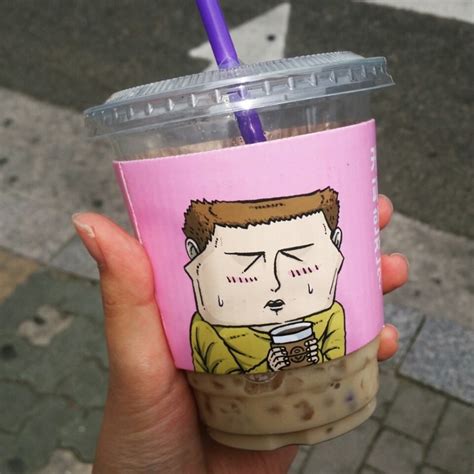 가지각색 카페 커피 컵홀더디자인 구경하기 네이버 블로그