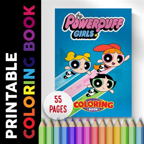 The Powerpuff Girls Super Fierce Coloring Book