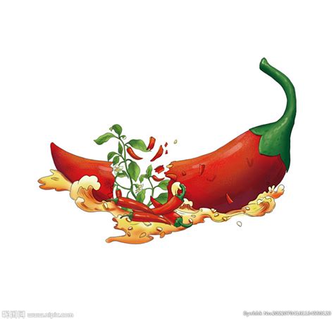 辣椒素材插画