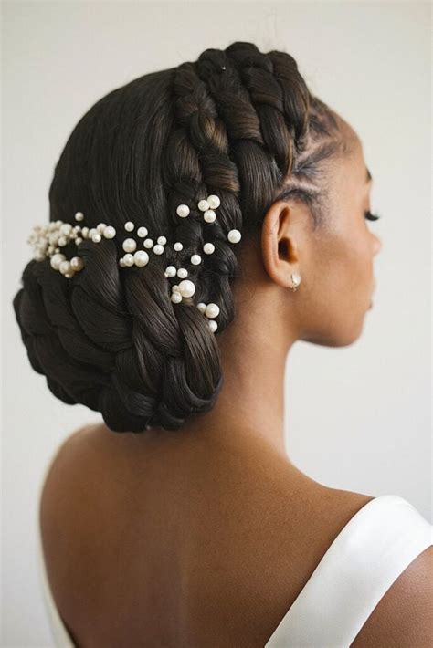 Wedding Hairstyles With Braids For Black Bridesmaids 60 Photos