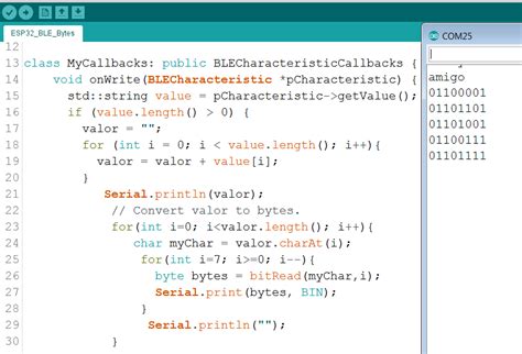 ble esp32 bluetooth send receive arduino ide multitouch 16 by