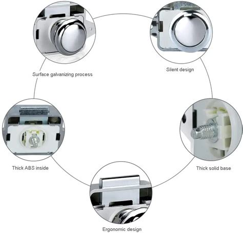 Push Button Latch Kit Abs Keyless Cabinet Drawer Latch Push Button Door Lock Buy Mini Marine