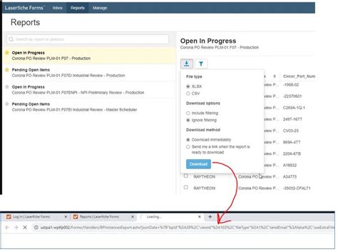 Laserfiche Forms Reports Not Downloading Laserfiche Answers