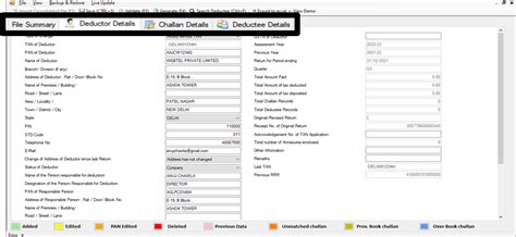 Revised Tds Return Tds Correction Statement
