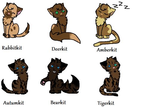 Eagletalon And Leafstars Kits By Ohoneybunn On Deviantart