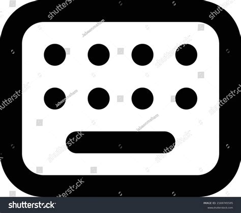 Keyboard Ui Ux Icon App Design Stock Vector Royalty Free Shutterstock