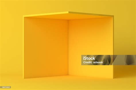큐브 상자 또는 코너 룸 내부 단면 흰색 빈 기하학적 사각형 3d 빈 상자 템플릿 0명에 대한 스톡 사진 및 기타 이미지 0명 3차원 형태 가정의 방 Istock