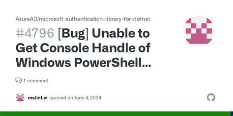 Bug Unable To Get Console Handle Of Windows Powershell Ise · Issue 4796 · Azureadmicrosoft