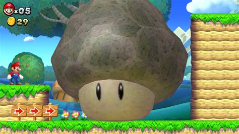 What If Mario Uses The Ultimate Rock Mushroom In Mario Games Hd