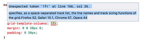 Support Fr Units For Grids · Issue 228 · Csslintparser Lib · Github