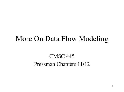 Ppt More On Data Flow Modeling Powerpoint Presentation Free Download