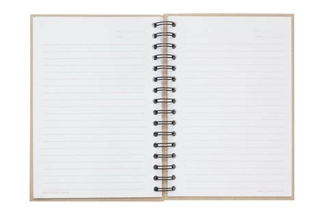 An Open Spiral Bound Notebook With Lined Paper In Spiral Bound Notebooks Notebook Spiral